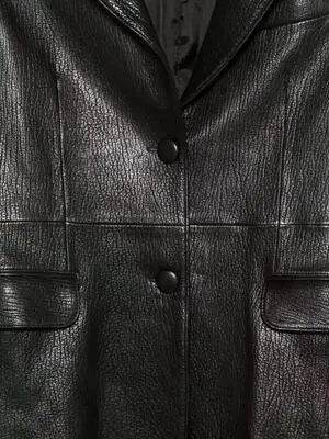 MANOKHI Grainy Effect Notched Lapel Jacket