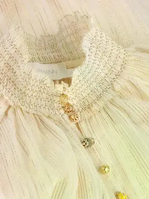 Zimmermann Aster Metallic-stripe Shirt