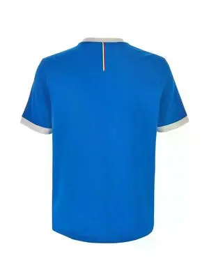 BOSS Logo-patch Contrast-trim Flag-t-shirt