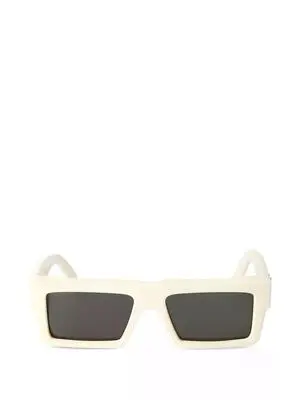 Off-White Ruby Rectangle-frame Sunglasses - Neutrals
