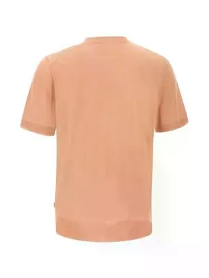 BOSS L-nottano Silk V-neck Short Sleeve Sweater