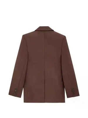 Saint Laurent Peak Lapel Double Breasted Jacket