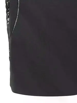 BOSS Embroidered Tie-fastening Top