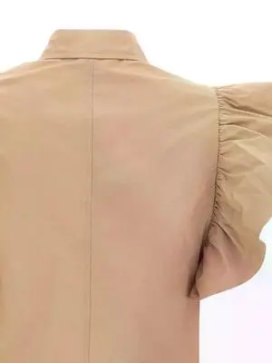 KAOS Ruffled Cropped Shirt