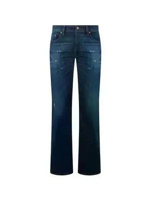 DIESEL® Dark Wash Distressed Jeans