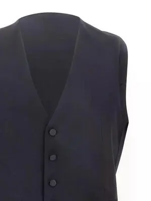 Tagliatore V-neck Wool Waistcoat