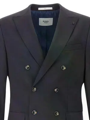 DIGEL Alfredo Double-breasted Blazer - Blue