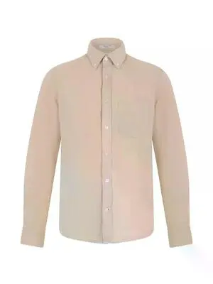 Gant Long-sleeve Linen Shirt - Neutrals