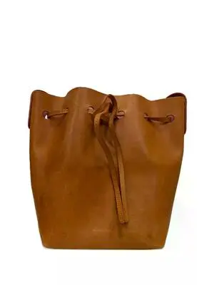 MANSUR GAVRIEL Mini Bucket Bag - Brown
