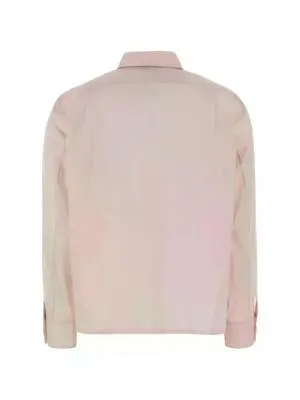 JIL SANDER Long Sleeve Cotton Shirt - Pink