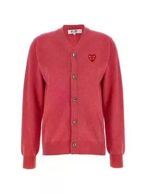 Play Comme Des Garcon Logo Cardigans For Women