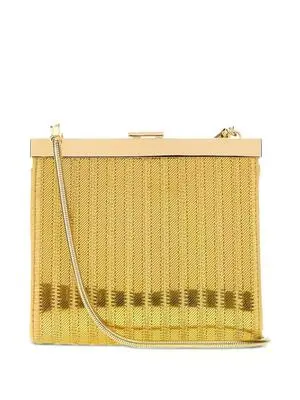 Alberta Ferretti Ribbed-knit Shoulder Bag