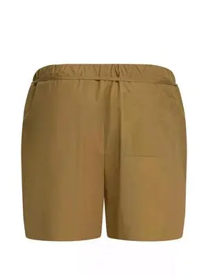 Loulou De Saison Beige Cotton Drawstring Waist Shorts