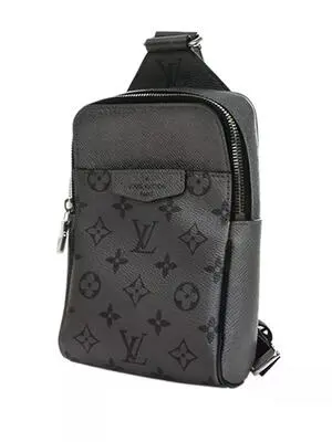LOUIS VUITTON Monogram Eclipse Taigarama Outdoor Sling Bag - Grey