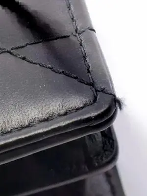 Dior Dioramour Mini Lambskin Macrocannage Miss Caro Crossbody Bag - Black