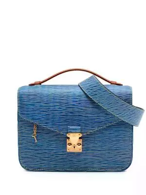LOUIS VUITTON 2017 Pochette Metis Satchel - Blue