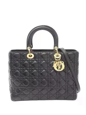 Dior Lady Large Satchel - Black