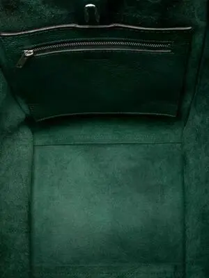 Celine Grained Calfskin Big Bag Satchel - Green