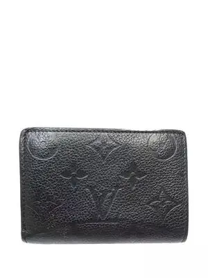 LOUIS VUITTON 2021-2026 Monogram Empreinte Clea Wallet Small Wallets - Black