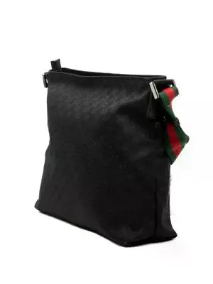 Gucci Gg Canvas Web Crossbody Bag