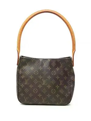 LOUIS VUITTON Monogram Looping Mm Shoulder Bag - Brown