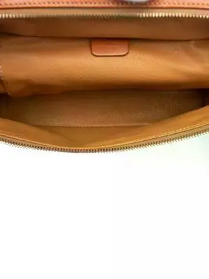 Celine Macadam Coated Canvas Vanity Bag - Brown