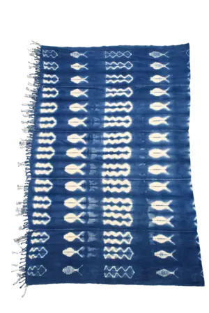 Botanical Boys Blue / White Indigo Cloth Twenty One Two - Blue/white