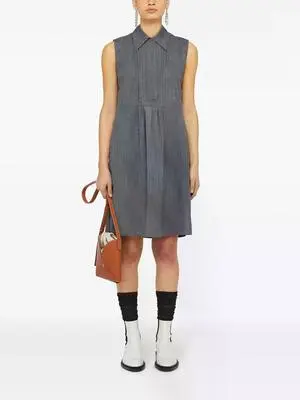 JIL SANDER Wool Midi Dress