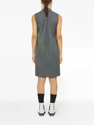 JIL SANDER Wool Midi Dress