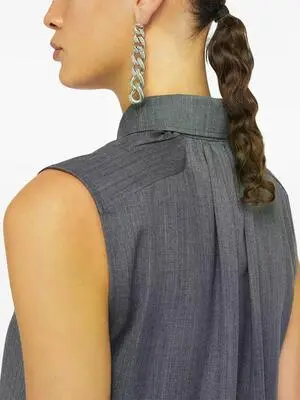 JIL SANDER Wool Midi Dress
