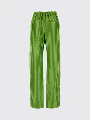 Khaite Wide-leg Drawstring Trousers - Green