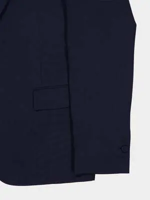 Fendi Dark Wool Canvas Blazer
