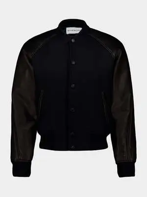 Givenchy Logo Paris Bomber Jacket