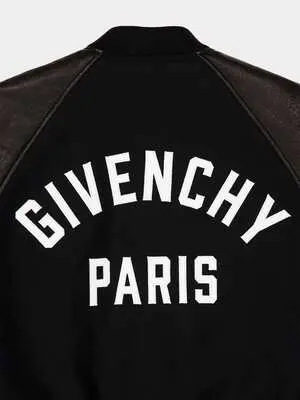 Givenchy Logo Paris Bomber Jacket