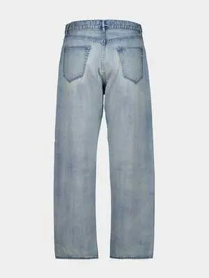 Auralee Wide Leg Denim Pants