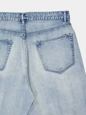 Auralee Wide Leg Denim Pants