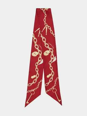 Givenchy Lucky Charms Silk Bandeau - Red