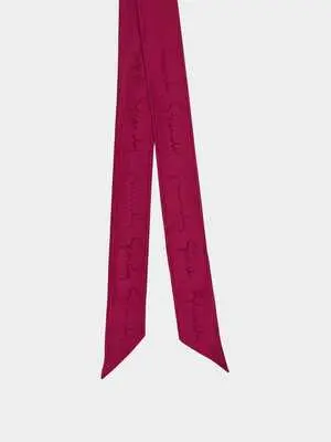 Givenchy Red Cherry Signature Silk Bandeau