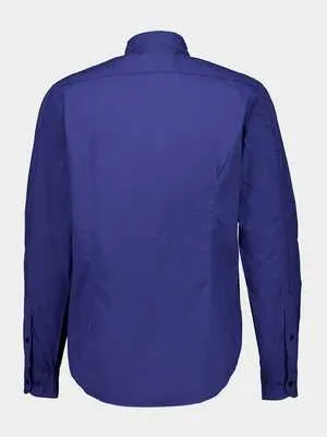 Orlebar Brown Nightfall Giles Poplin Shirt - Blue