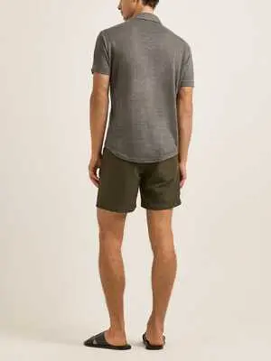 Orlebar Brown Elephant Sebastian Tailored Linen Polo
