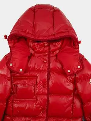 Moncler Glareins Braided Trim Short Down Jacket
