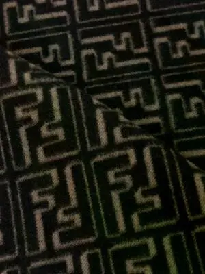 Fendi Logo-print Virgin-wool Scarf