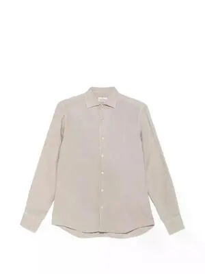 ALESSANDRO GHERARDI Regent Spread-collar Shirt - Grey