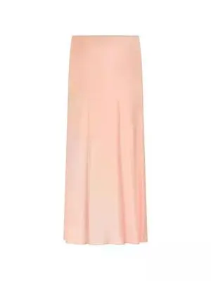 ROBERTO COLLINA Satin A-line Midi Skirt