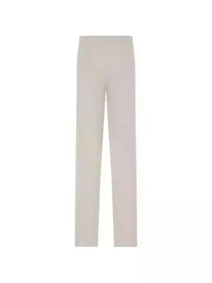 ROBERTO COLLINA Fine-knit Trousers - Neutrals