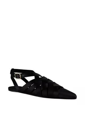 Loro Piana Silene Criss-cross Pumps