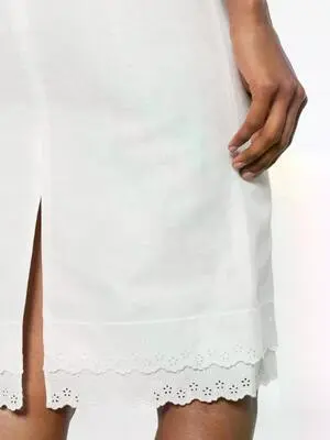 Magda Butrym Broderie Anglaise Midi Skirt