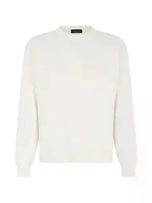 ROBERTO COLLINA Ribbed Trim Sweater