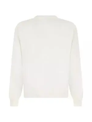 ROBERTO COLLINA Ribbed Trim Sweater