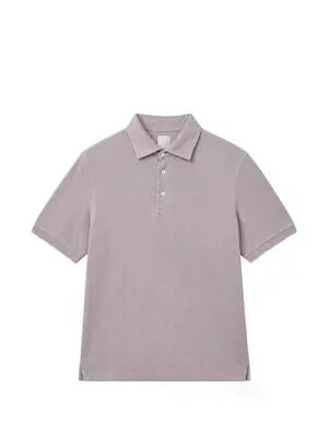 Fedeli Short-sleeve Polo Shirt - Grey